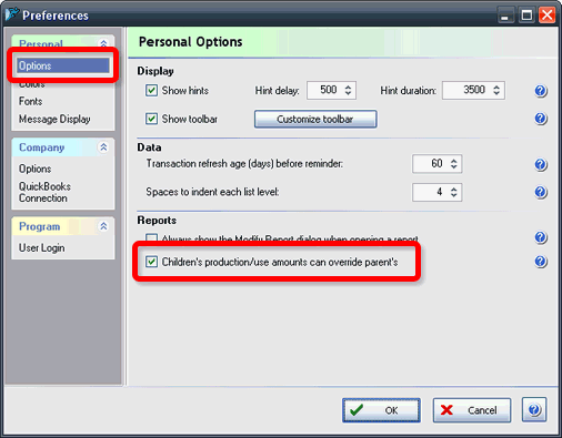 Working with the Crop Records Example in QuickBooks and ManagePLUS